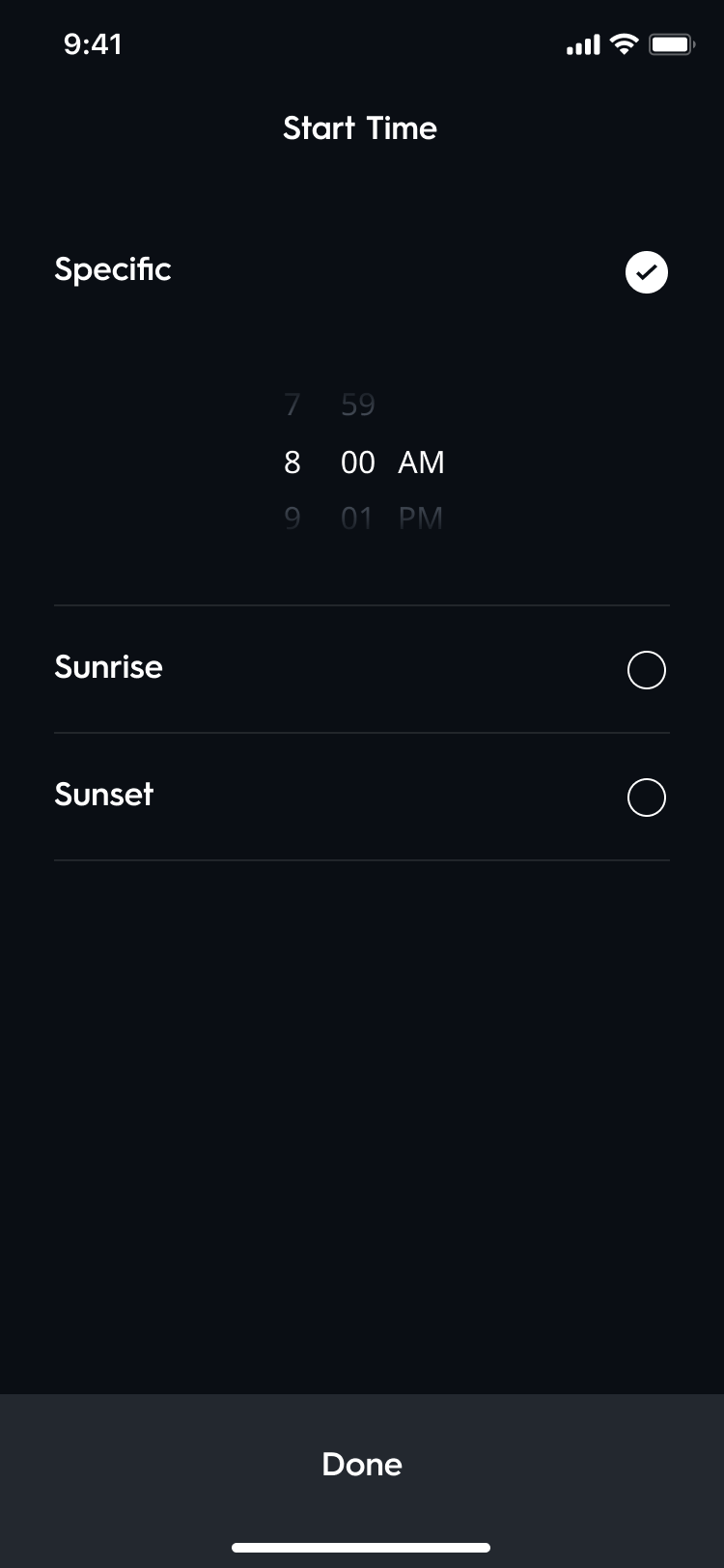 Cync Scenes and Schedules