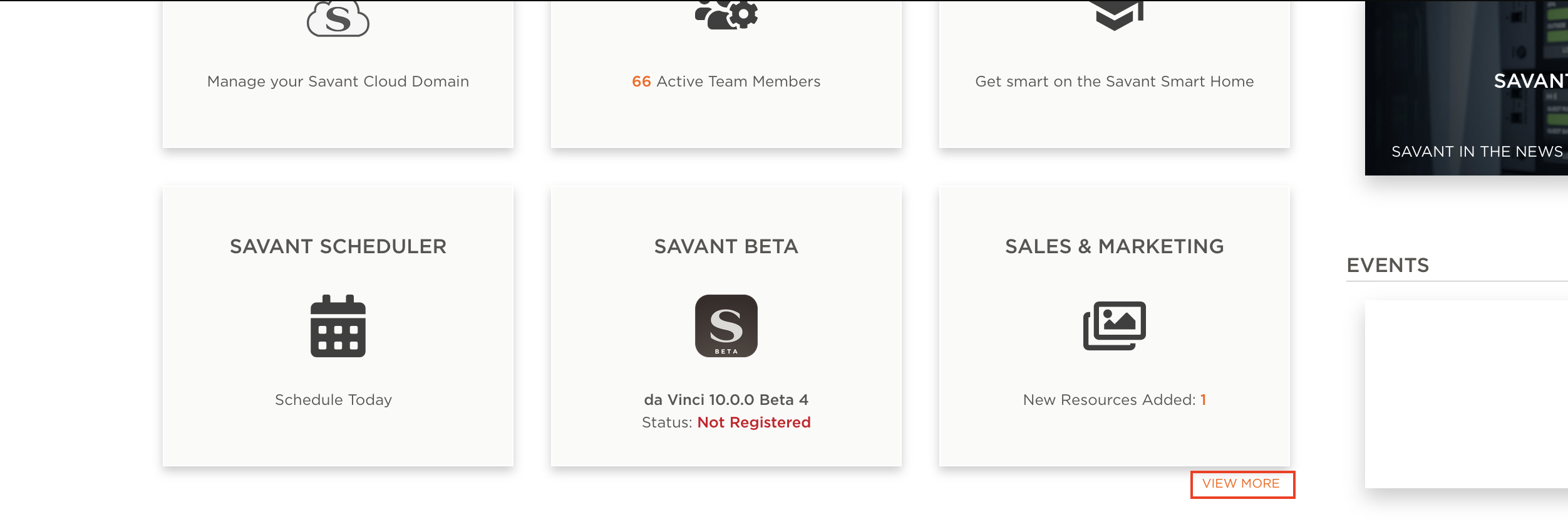 Savant Contact Management